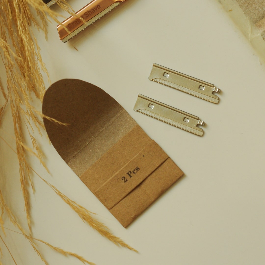 Szemöldökformázó borotva penge (2 db) - Green Shave